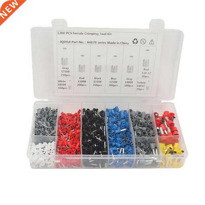 1200Pcs Wire Ferrules Crimp Connectors Wire Terminals Cable