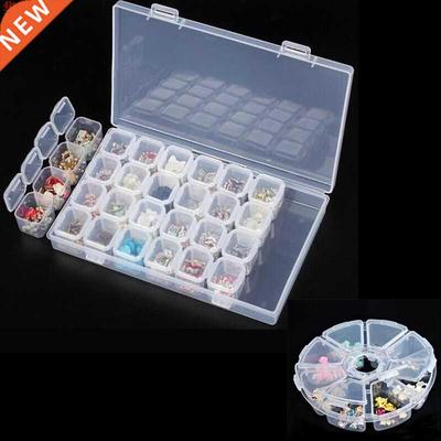 28 grilles bo?te de rangeent en plastique bijoux perles al