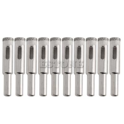10Pcs 5/6/8/10/12 mm forage diamant base Coated Bits Scie Ca
