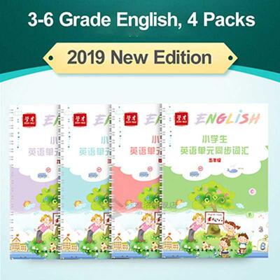 4 Pcs Set English Copybook Calligraphy Practice Book Handwr