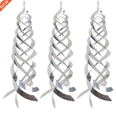 Bird Repeller Rotating Rod Reflective Wind Spiral Deterrents