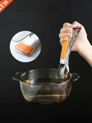 Kitchen anti scald plate bowl dish pot holder holder stainle