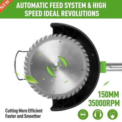 24V Electric Grass Trimmer Cordless Lawn Mower Length Adjust