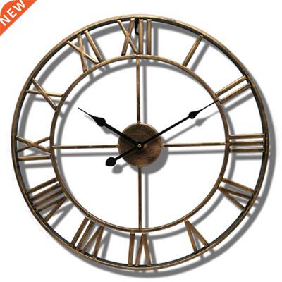 Wall Clocks Needle Gft Roman Numerals ndoor Outdoor Garden
