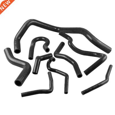9pcs/Set Silicone Radiator Coolant Hose Silicone Hose Kit F