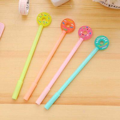 8 Pcs Stationery Korean Creative Lollipop Donut Candy Gel P