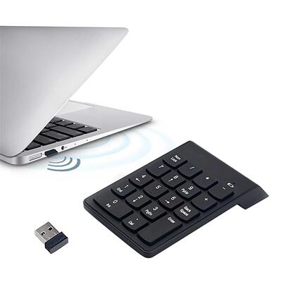 Numeric Keyboard 2.4GHz Wireless Numpad Keypad 18Key Digital