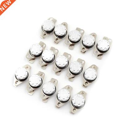 2pcs KSD01 250V 10A Normally Closed NC Thermostat Temperatu