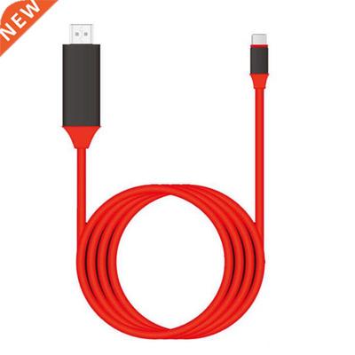 HD USB 3.1 Type-C To HDMI-compatible HDTV Cable 2M 4K*2K Cab