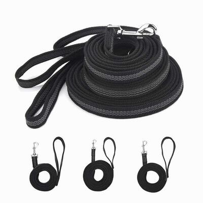 New Anti skid Rubber and nylon medium and Large dog leash H