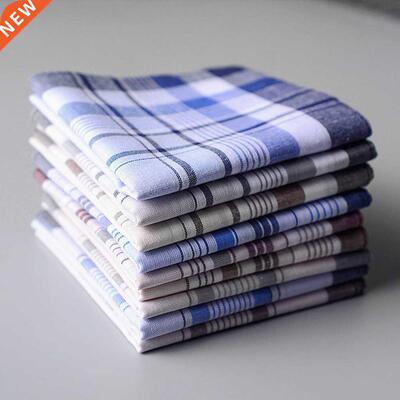 5Pcs/lot Square Plad Strpe Handkerchefs Men Classc Vnta