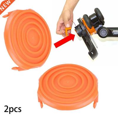 2PCS Trimmer Spool Cap Cover For WORX WA0216 Replacement Cor