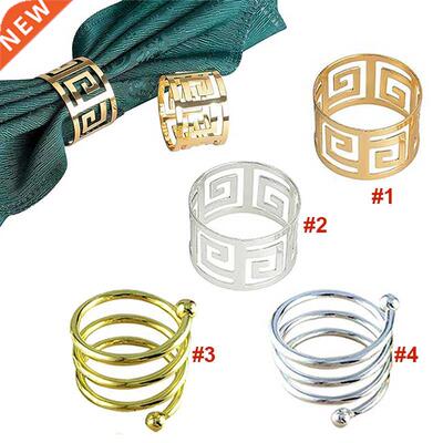 6pcs Serviette Rings Napkin Holder West Dinner Towel Napkin