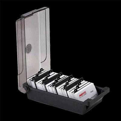 Large Capacity Card Holder Box Organizer Holder with Divider