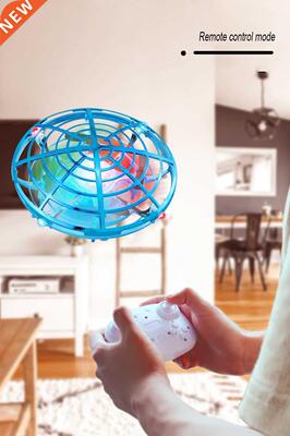 HGRC Mini RC UFO Drone With LED Light Gesture Sensing Electr