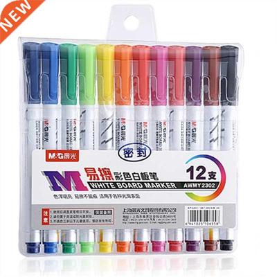 Color Whiteboard markers water-based erasable marker pen non