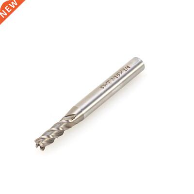5pcs HSS CNC Straight 1/4'' Shank 4 Flute Endmill Mi