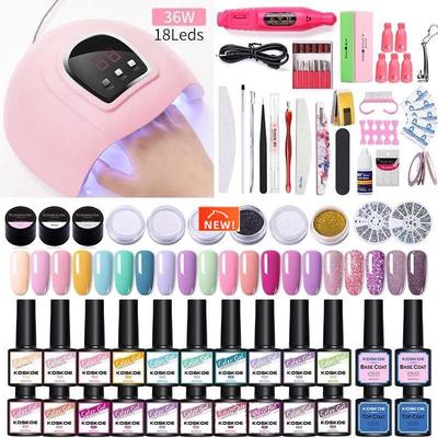 UV Phototherapy Nail Polish Glue Manicure Set Functional