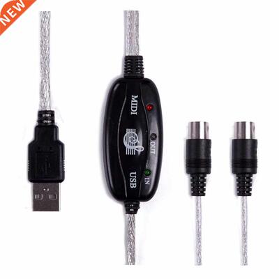 SB to MIDI Cable PC to Synthesizer Microphone Keyboard Instr