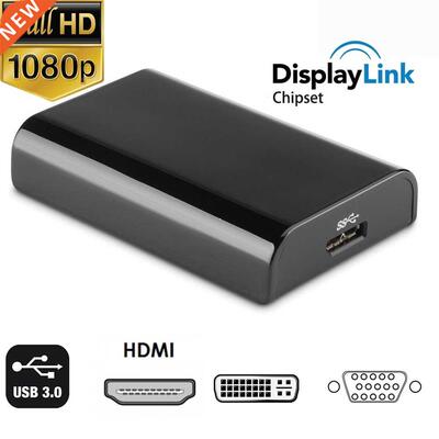 1080P USB .0 to HDMI cable adapter Using IC from Displaylin