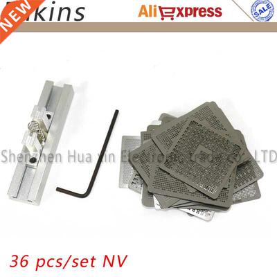 36pcs/set Laptop Nvidia Chip BGA Stencil BGA Reball Kit Dire