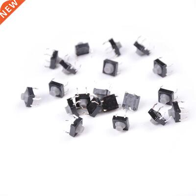 20pcs 8x8x5MM 4PIN Conductive Soundless Tactile Tact Push Bu