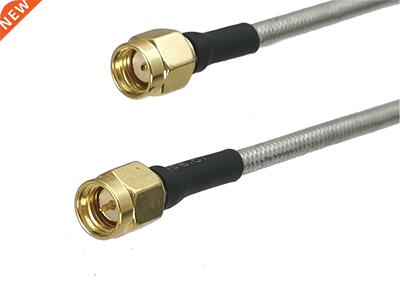 1Pcs RG402 0.141" SMA Male PLUG to RP-SMA Male jack