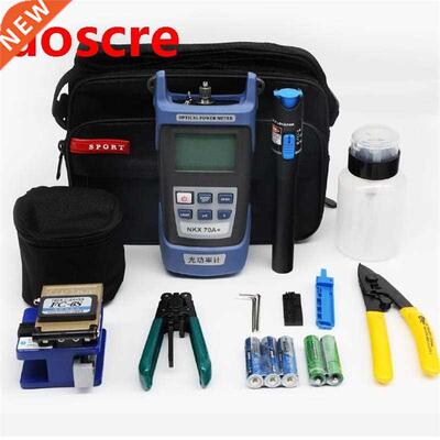 FTTH fiber tool kit 5-30mw VFL with FC-6S cleaver optic powe