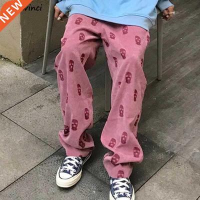 Pants Women Summer Ladies Full Length Trousers Loose High Wa