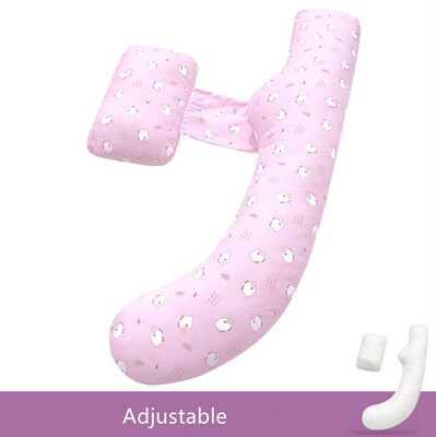 Soft U-shaped Pregnant Pillow Gravida Lumbar Pillows Multi F