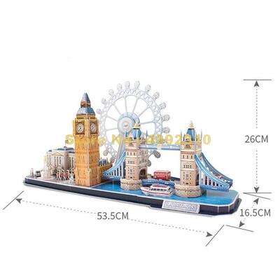 107pcs world famous architecture city line london  d pa