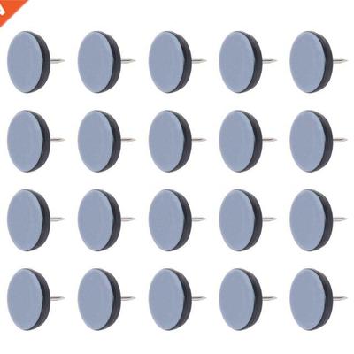 20Pcs 25mm Chair Gliders Furniture Sliders PTFE Easy Moving