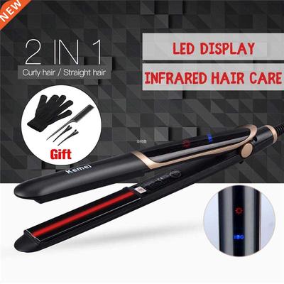 2 in1 Professional Hair Straightener Curler Hair Flat Iron N