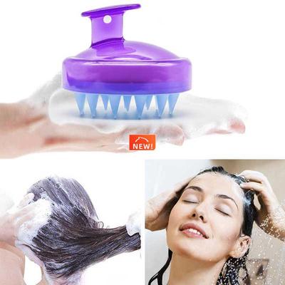 Silicone Hair Head Scalp Massager Shampoo Brush Comb Hair
