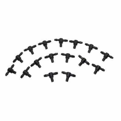 1000 pcs 4/7mm hose Barbed Three-way Tees Atomizing 6mm nozz