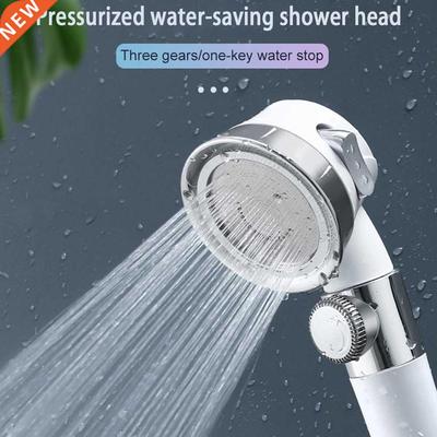 3 Mode Shower Head ABS High Pressure Water Saving Adjustment