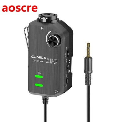 Comica LINKFLEX.AD2 XLR/ 6.35mm , with 48V Phantom Power, Re