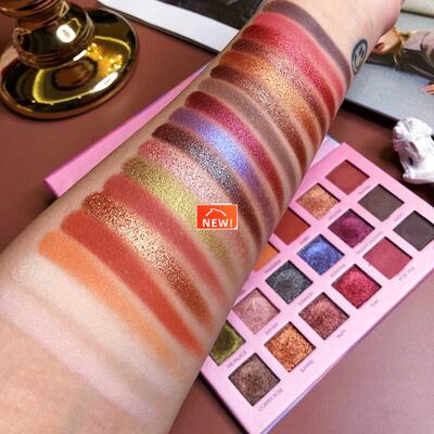 18 Color Matte Shining Eyeshadow Pearlescent Makeup Glitter
