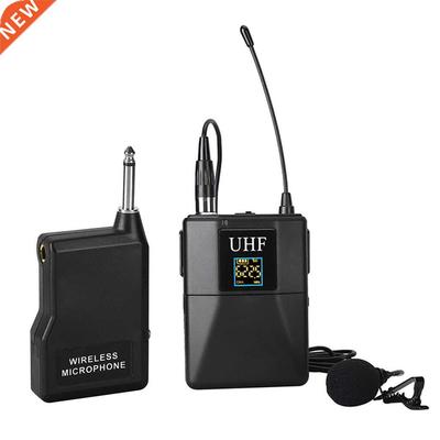 Microphone System Lavalier Lapel Microphone with Transmitter