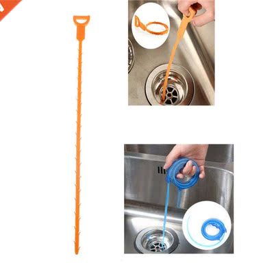 1PCS Drain Sink Cleaner Bathroom Unclog Sink Tub Snake Brush