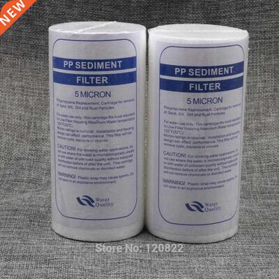Free Shipping 2pcs/lot PP Sediment Filter 5 inch 5 Micron Po