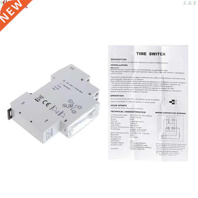 Mechanical 24 Hours Programmable Din Rail Timer Switch Relay