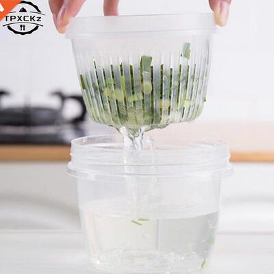 Double Layer Vegetables Sealed Keeper Fresh Storage Box With