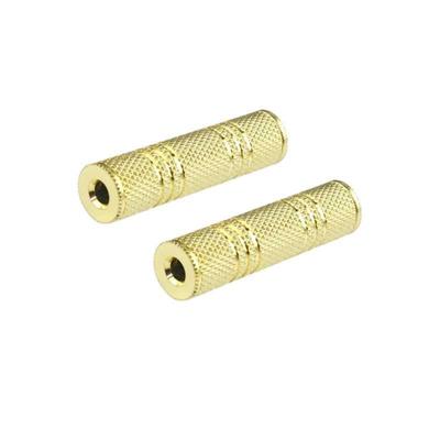 1Pcs 3.5mm Female to 3.5mm Female Audio Headphone Adapter F/