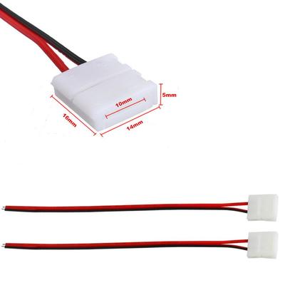 8/10mm 2-Pins PCB Connector Adaptor For 3528 5050 Single Col