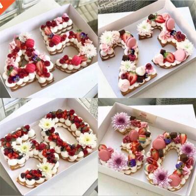 PET 0-8 Numbers Cake Mold Cake Decorating Tools Confeitaria