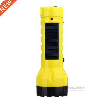 Home Outdoor Portable Solar Rechargeable Flashlight Torch V