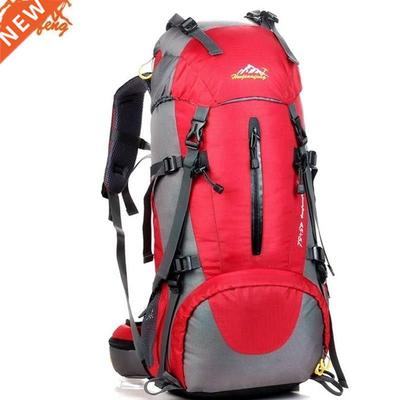 50L men travel hiking camp backpack women big capacity bag