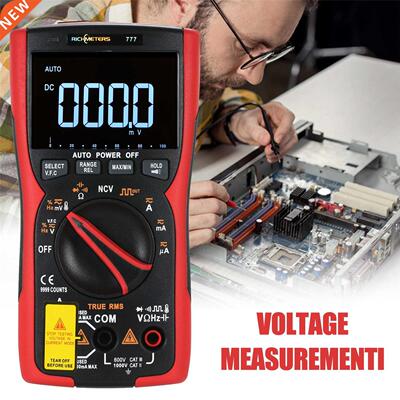 RM777 Digital Multimeter 9999 Professional True RMS Analog T