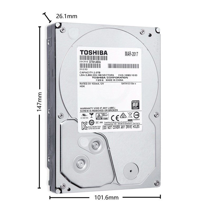 DVR NVR 2TB Hard Drive Disk 2000GB HDD HD Internal SATA_虎窝淘